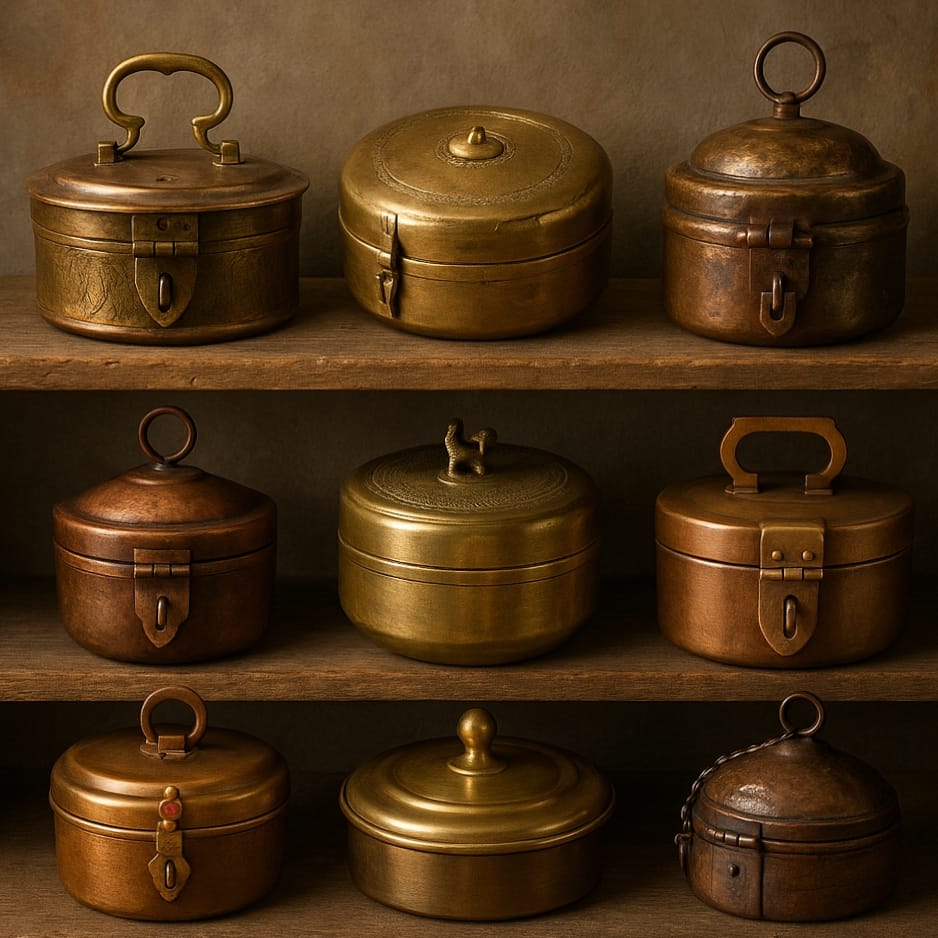 Round Storage Boxes – MerchantAntiques